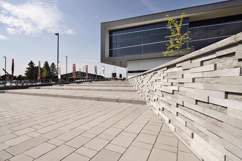 Graphix Wall | Commercial Garden and Retaining Walls | Techo-Bloc | Techo-Bloc